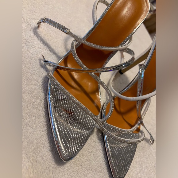 ANYTHING BUT MONDAY | Shoes | Brand New Silver Heels By Anything But ...
